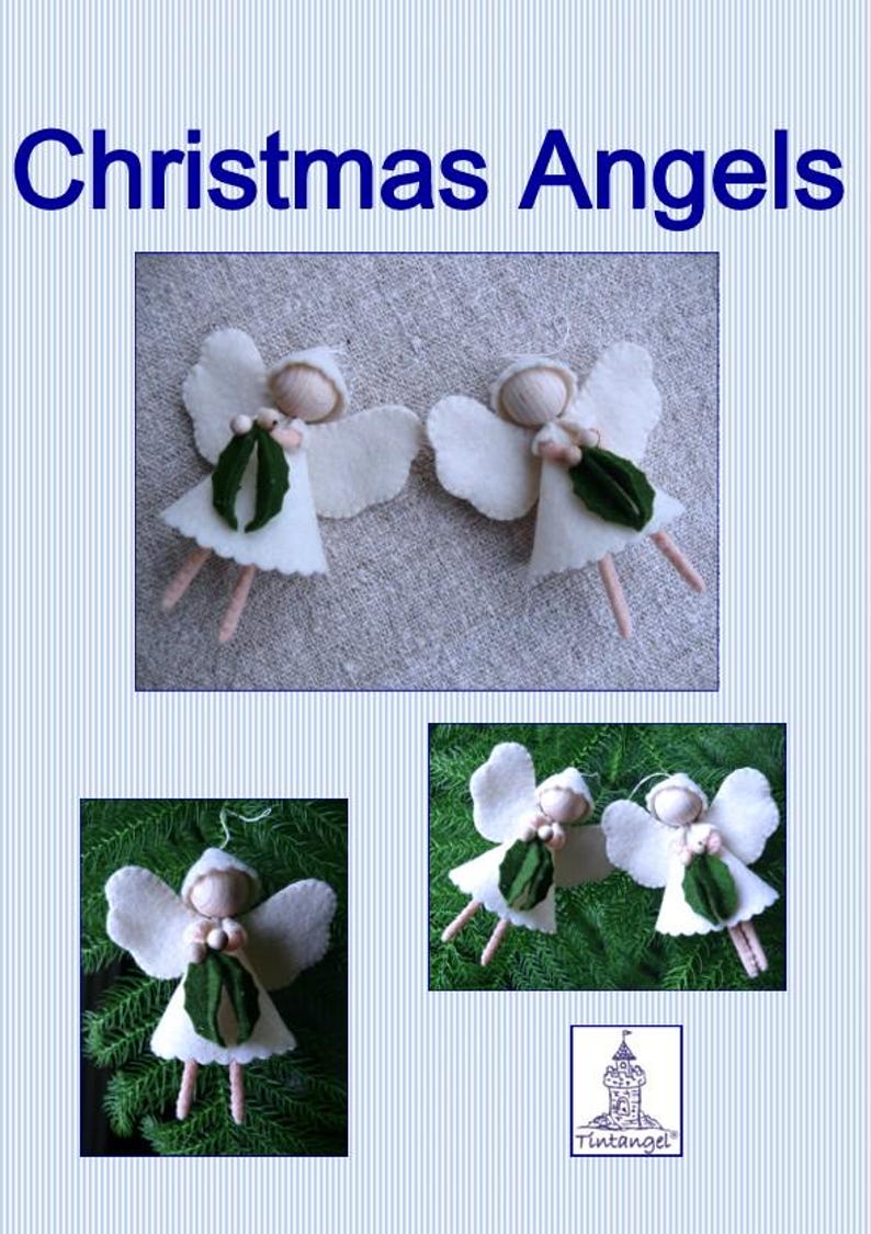 Christmas Angels Sewing Pattern - PDF- Waldorf Carfting - Doll Making ...