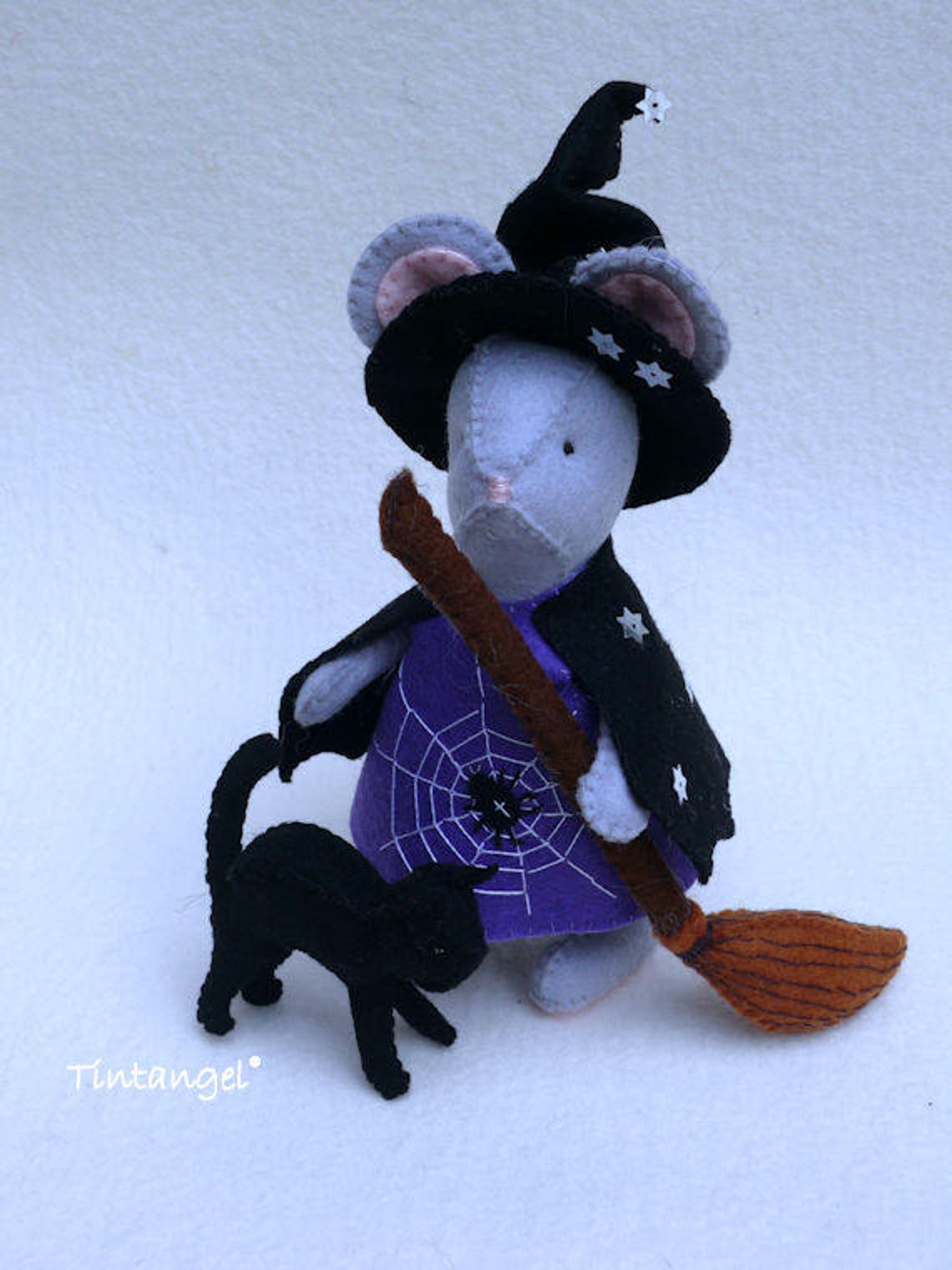 Halloween Witch Mouse - PDF Pattern - Instant Download - Etsy