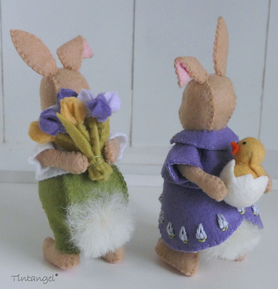 Bunny Love Pdffelt Pattern Instant Download - Etsy