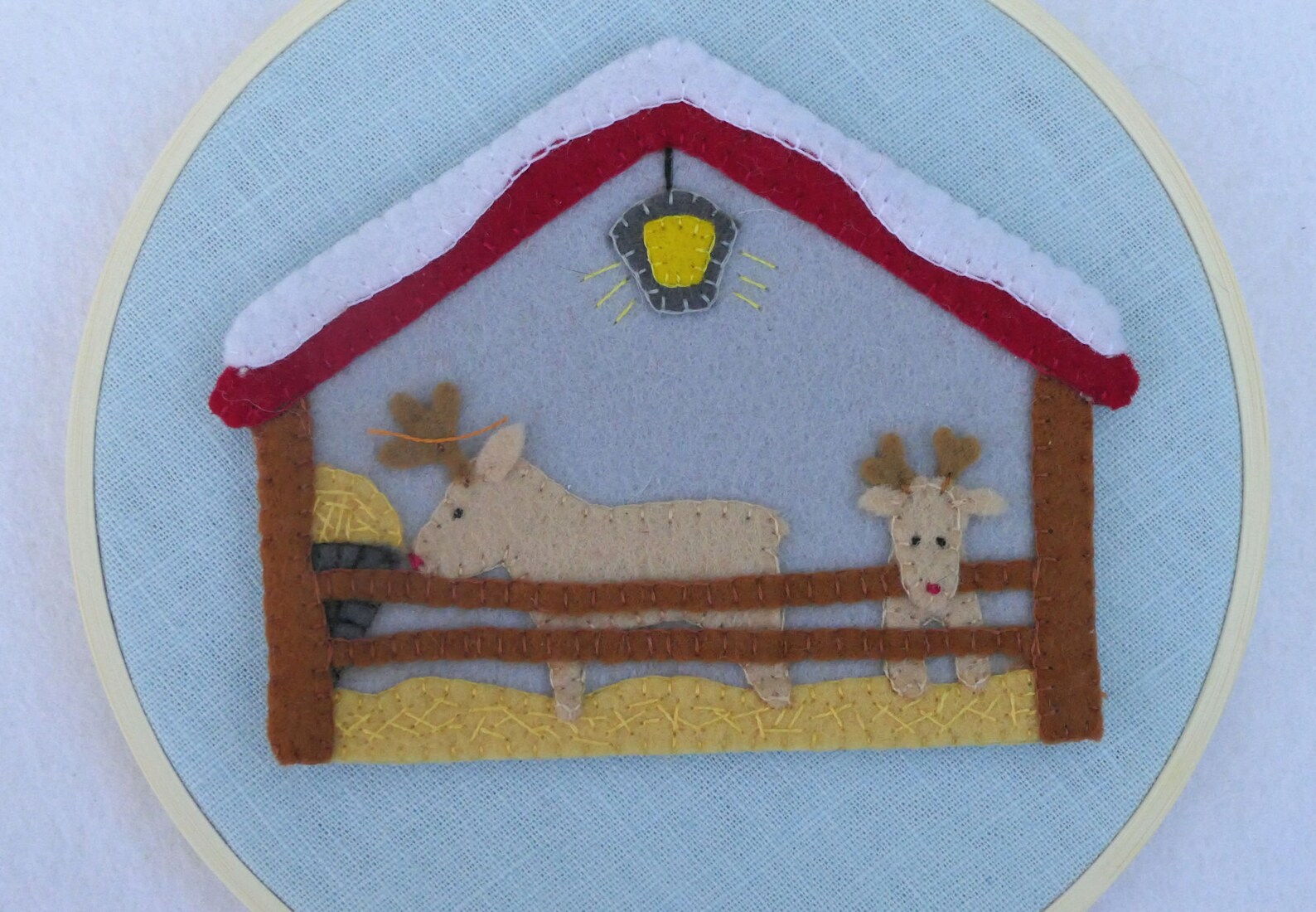 Reindeer Stable Christmas Sew Along Part 4 PDF Pattern - Etsy