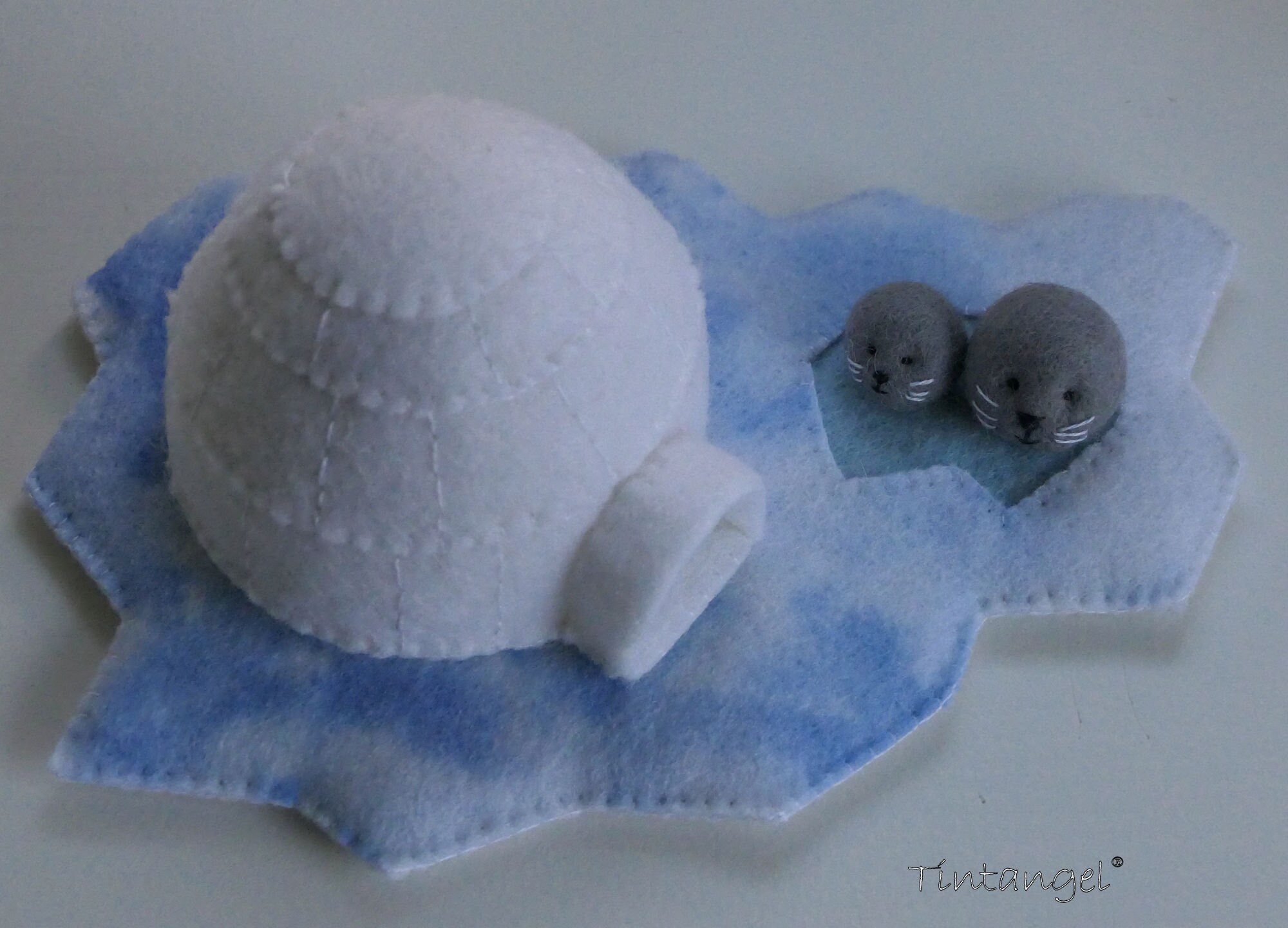 Felt Igloo Pincushion Pattern – Winter Craft Sewing Project (PDF ...