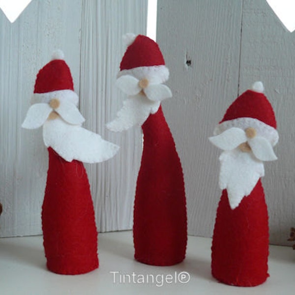 Felt Santa - Etsy