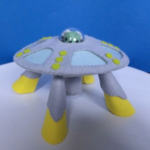 UFO With Alien Sewing Pattern - PDF Pattern - Instant Download - Etsy