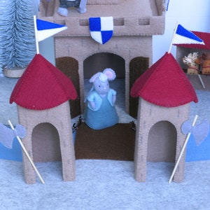 Felt Castle Sewing Pattern – Medieval Playset With Dragon (PDF Pattern ...