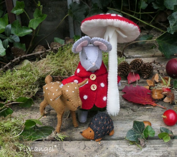 Mouse in the Forest PDF Pattern Instant Download - Etsy