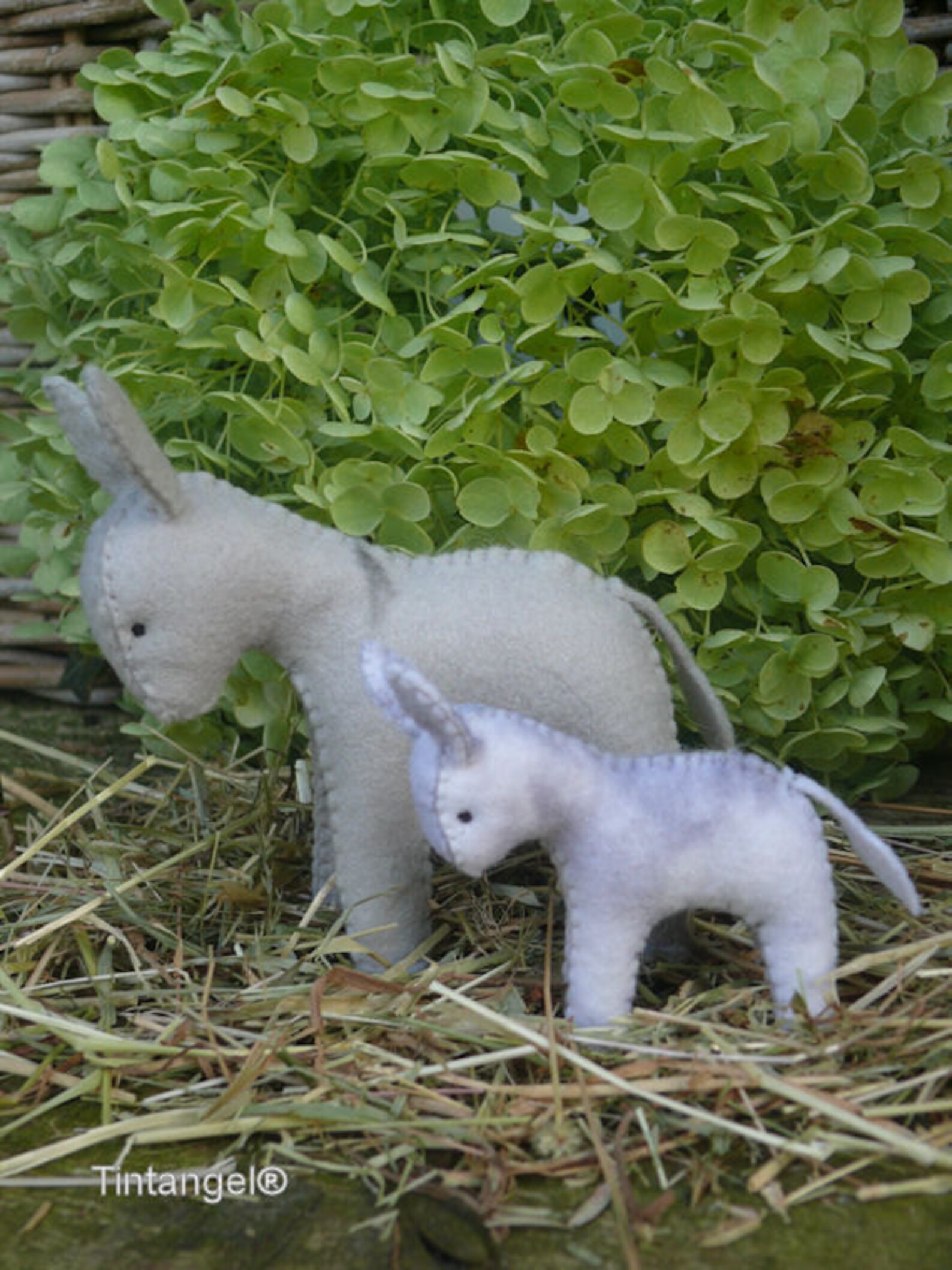 Two Donkeys PDF Felt Pattern Instant Download | Etsy