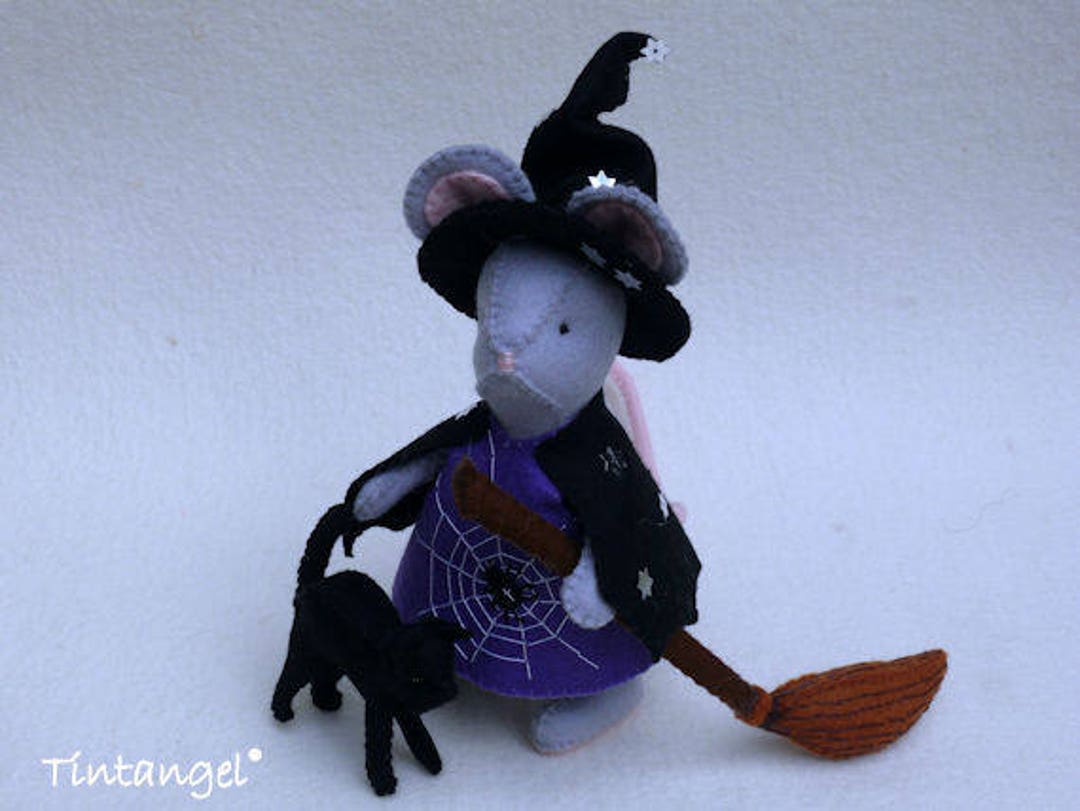 Halloween Witch Mouse - PDF Pattern - Instant Download - Etsy