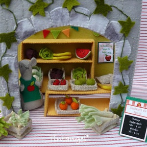 Fruit and Vegetable Shop Sewing Pattern - PDF - Felt Craft Project ...