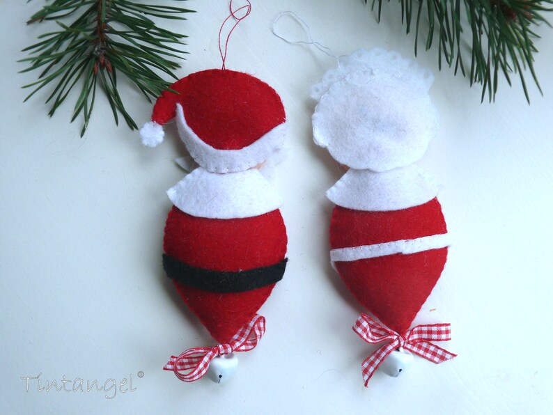 Mr. & Mrs. Santa Claus PDF Pattern Instant Download | Etsy