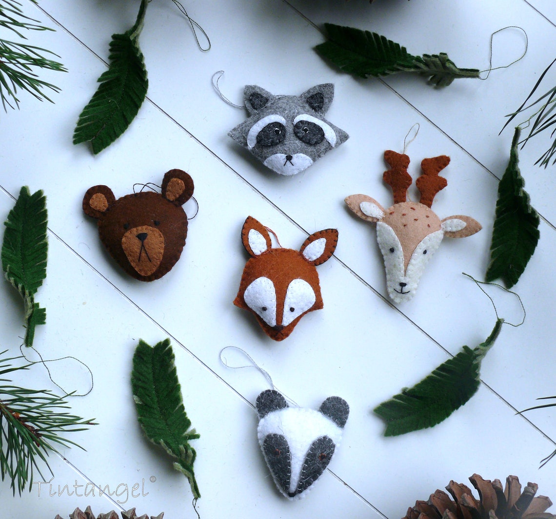 Christmas Forest PDF Felt Pattern Instant Download - Etsy