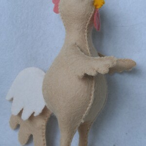Rooster and Hen - PDF Felt Pattern - Instant Download - Etsy