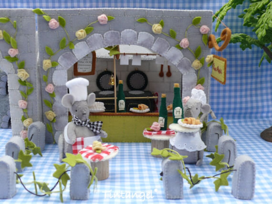 Bistro Chez Matiz - PDF Felt Pattern - Instant Download - Etsy