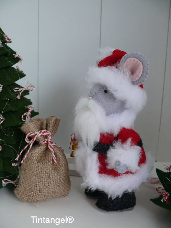 Santa Mouse the Santa for the Family of Mice Meadows PDF - Etsy Israel