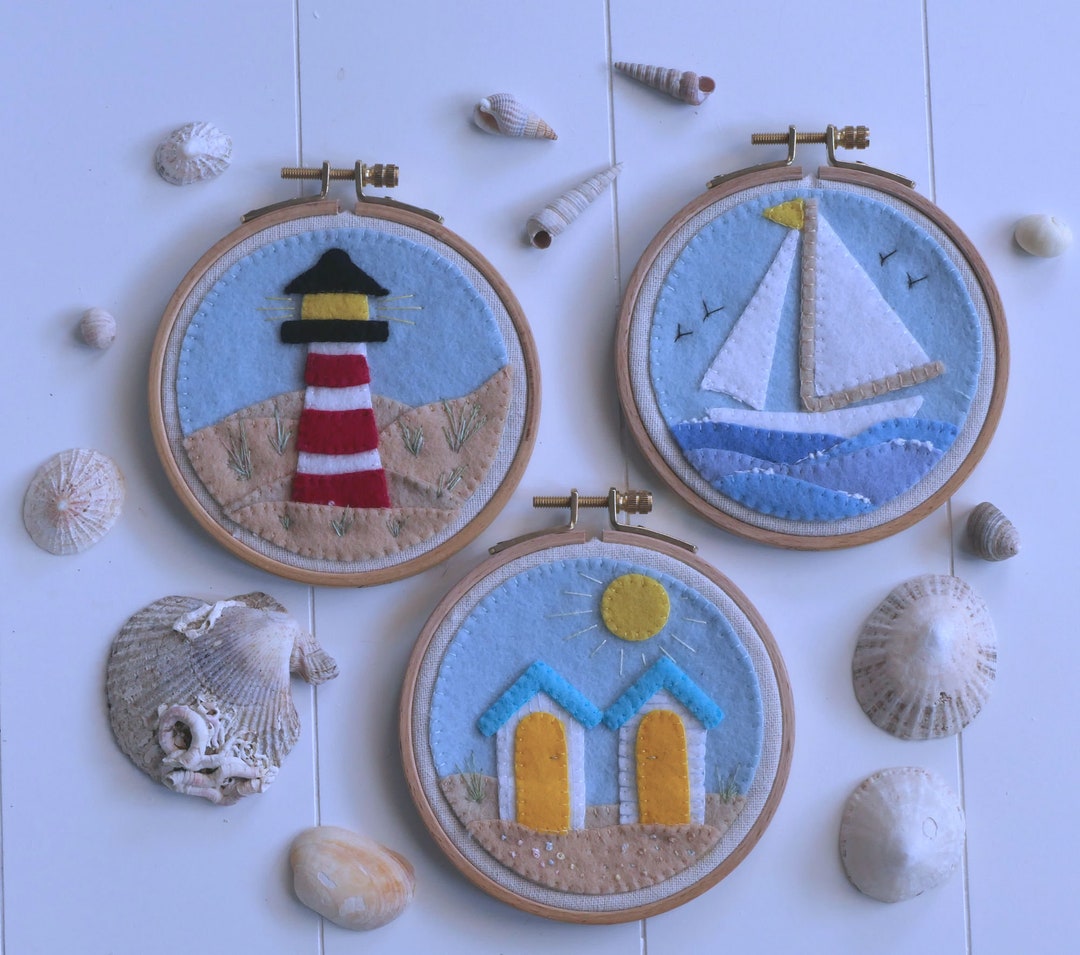 Summer Trilogy - PDF Felt Pattern- Instant Download - Etsy