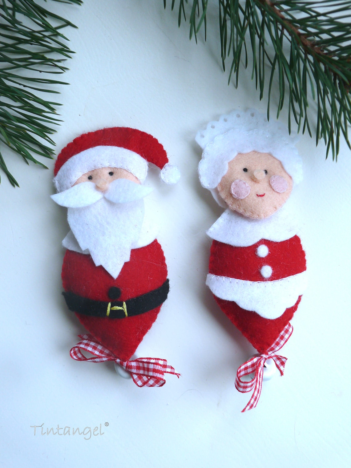 Mr. & Mrs. Santa Claus PDF Pattern Instant Download | Etsy
