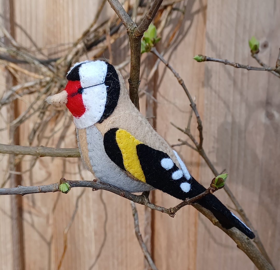 Goldfinch Pattern - PDF Sewing Pattern - Wool Felt Pattern - Instant ...