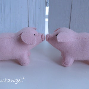 Piglets Pattern - PDF - Hand Sewing - Small Felt Project - Instant ...