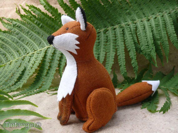 The Fox PDF Felt Pattern Instant Download - Etsy