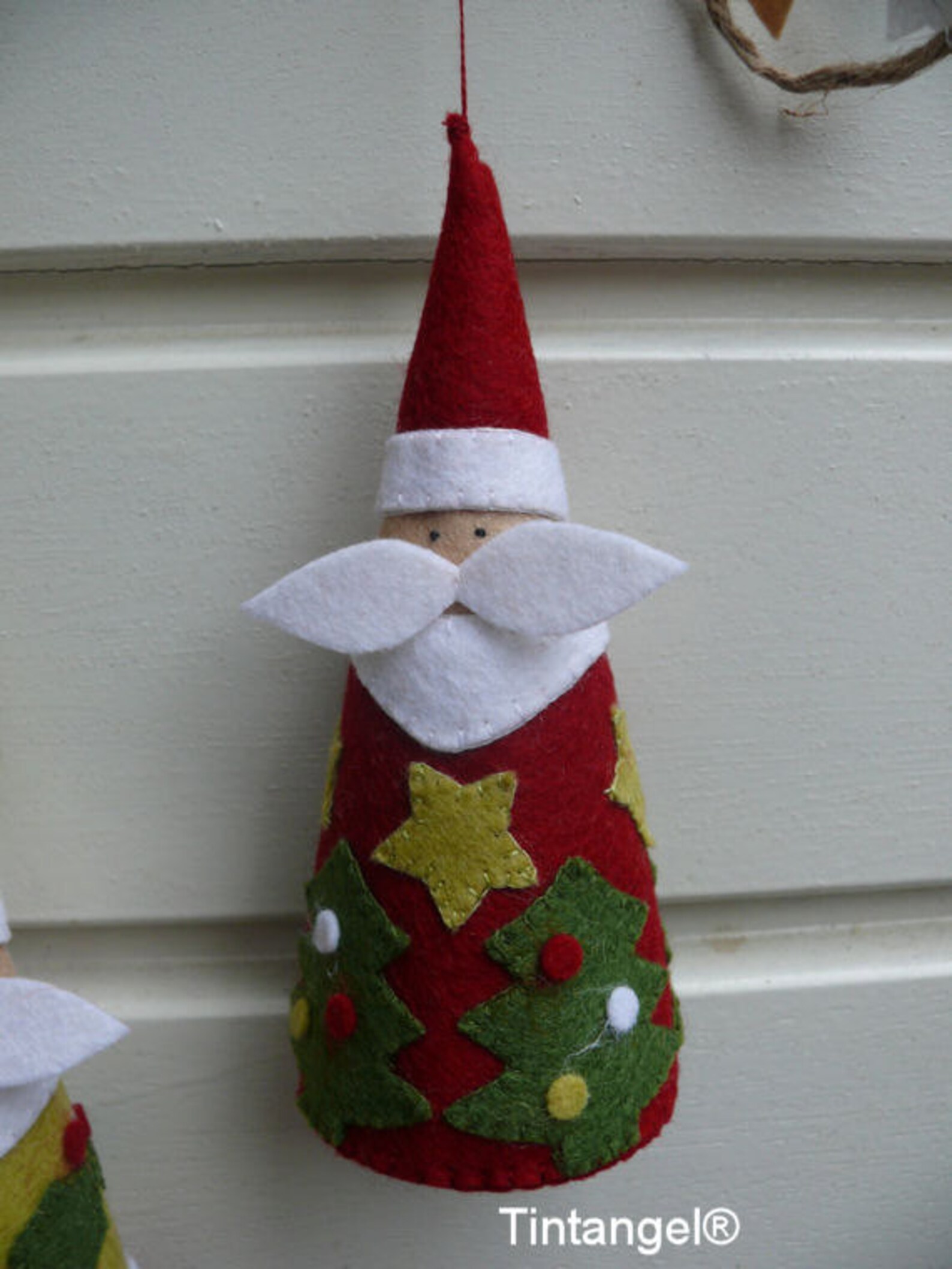 Three Jolly Santa's - PDF Pattern, - Download - Etsy