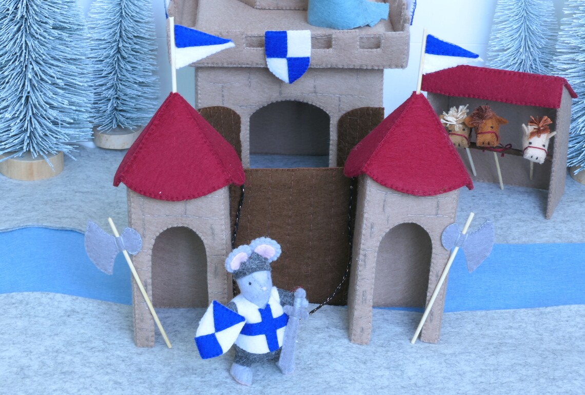 Complete Castle Series PDF Felt Patterns Instant Download | Etsy