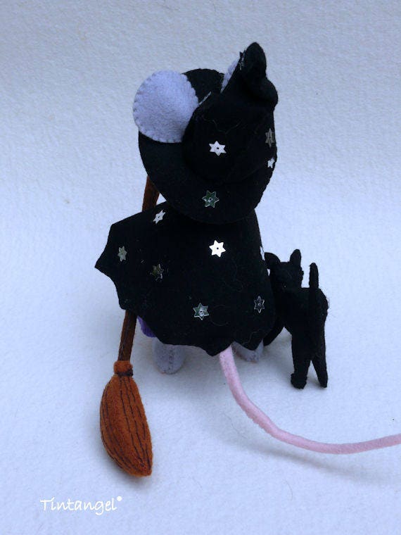 Halloween Witch Mouse - PDF Pattern - Instant Download - Etsy