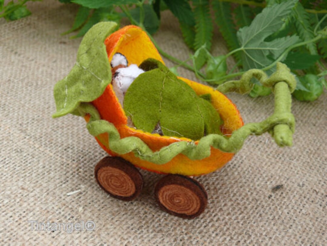 Foxy Fox and His Pumpkin Pram - PDF Pattern - Dowload - Etsy