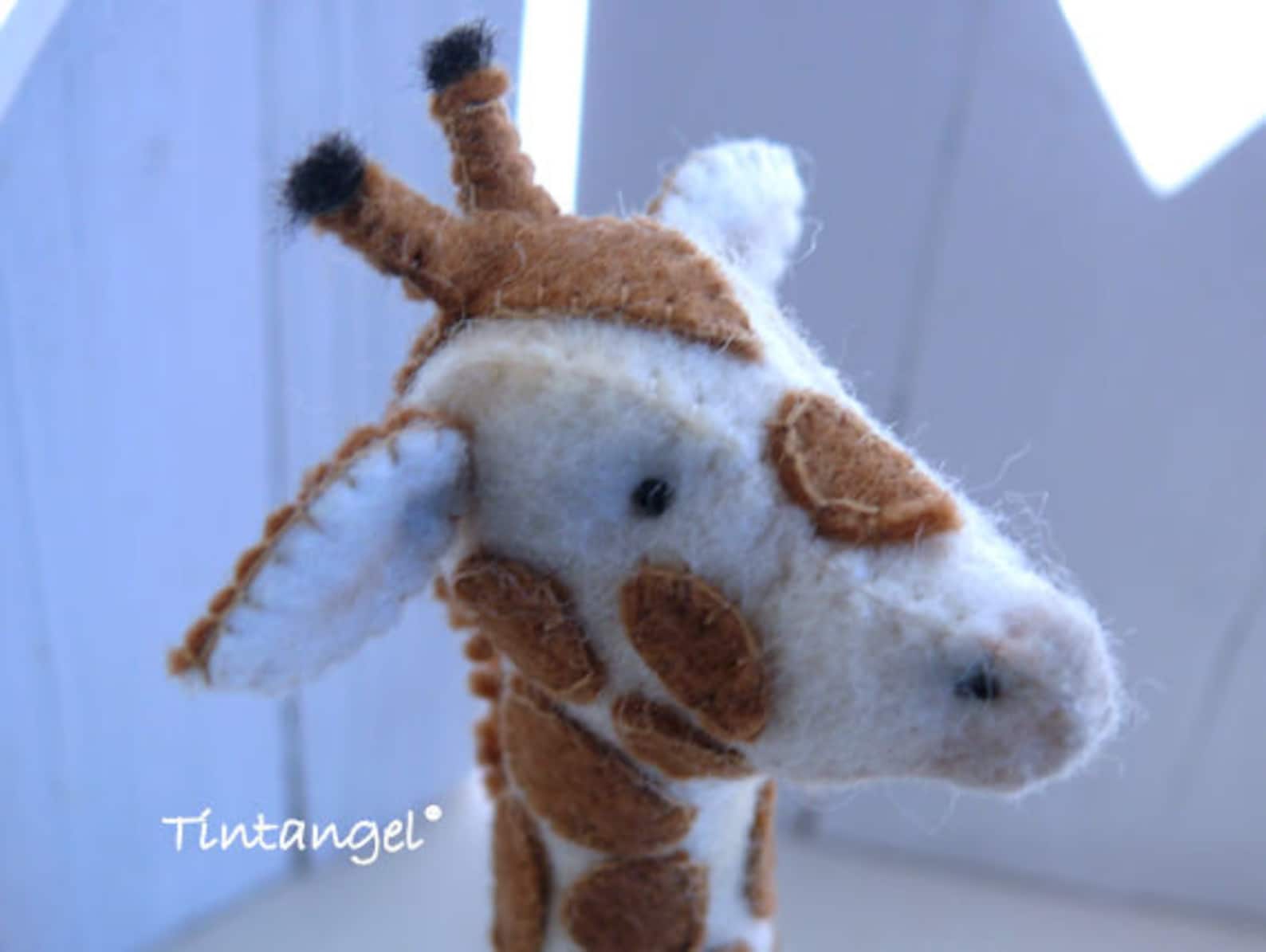 Giraffe Sewing Pattern - Toy Animal - Dressed Animal - PDF - Felt Craft ...