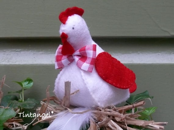 Funky Chickens PDF Felt Pattern Instant Download - Etsy