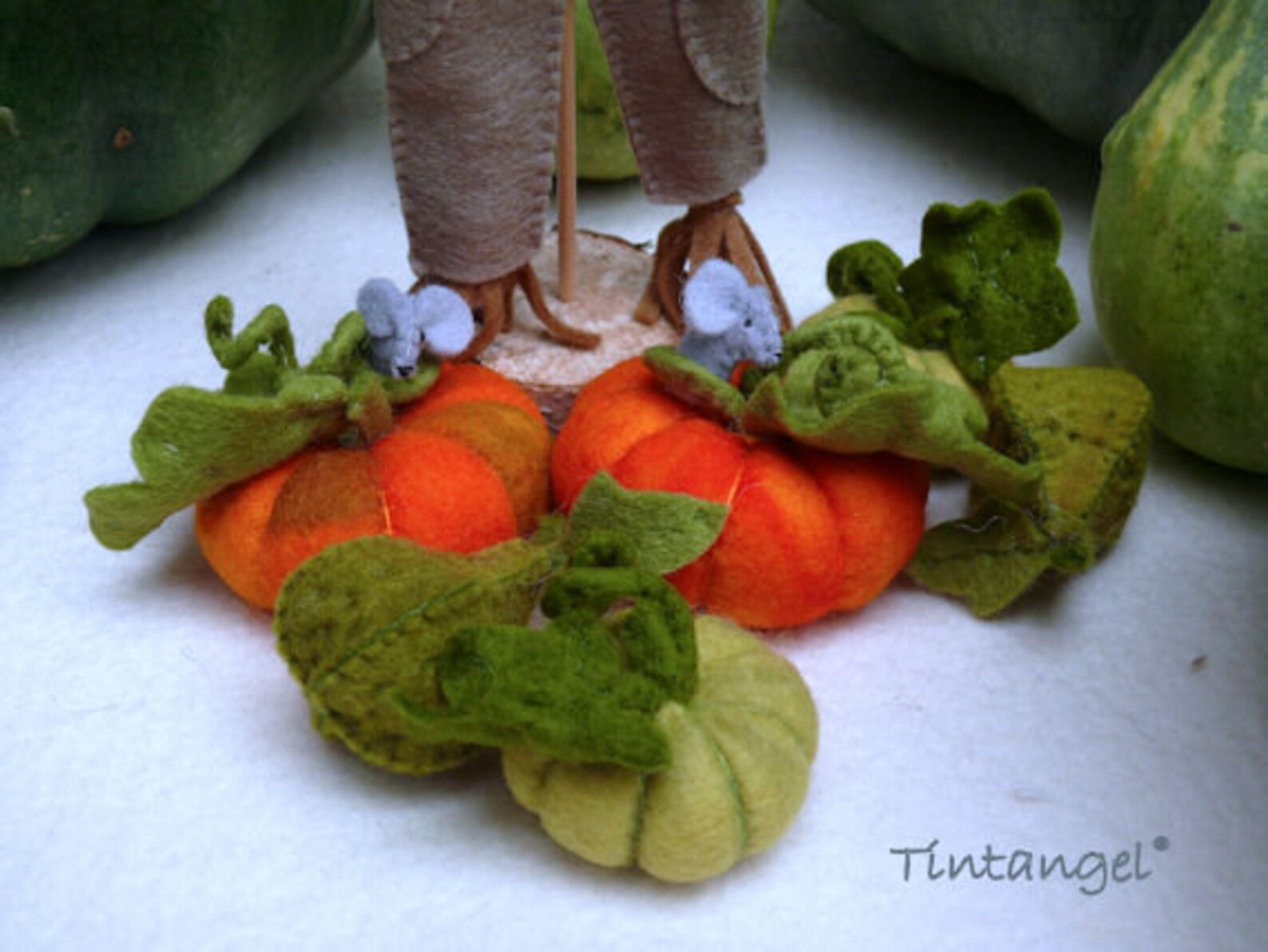 Scarecrow With Pumpkins PDF Felt Pattern Instant Download - Etsy