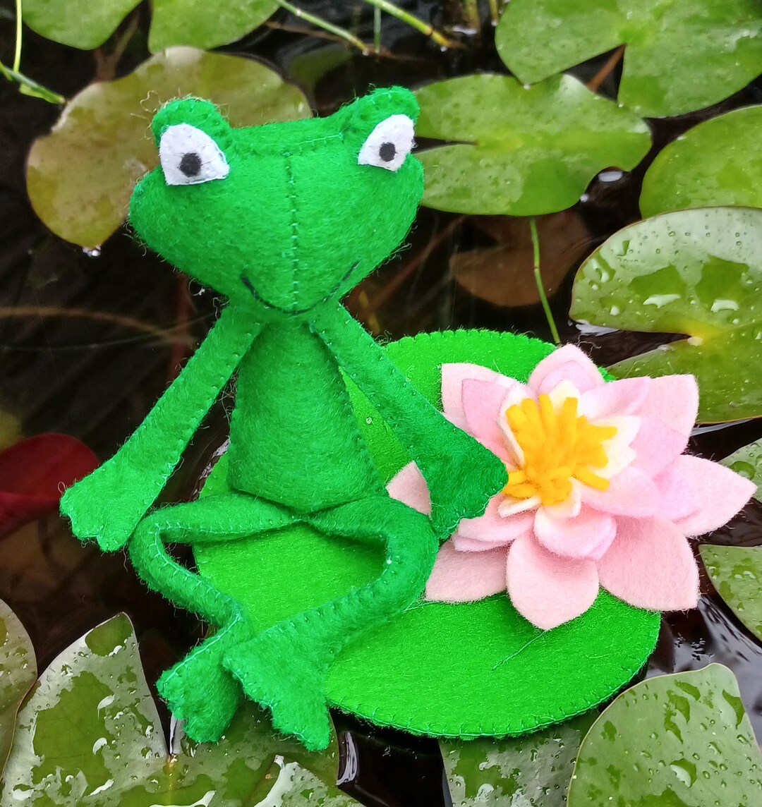 The Happy Frog - PDF Felt Pattern - Instant Download - Etsy