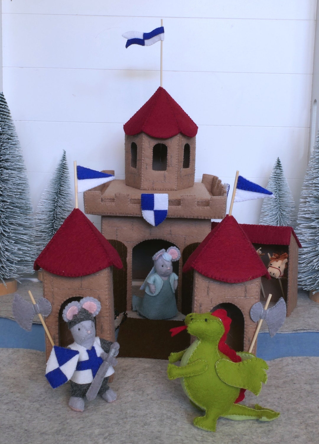 Complete Castle Series - PDF Felt Patterns - Instant Download - Etsy