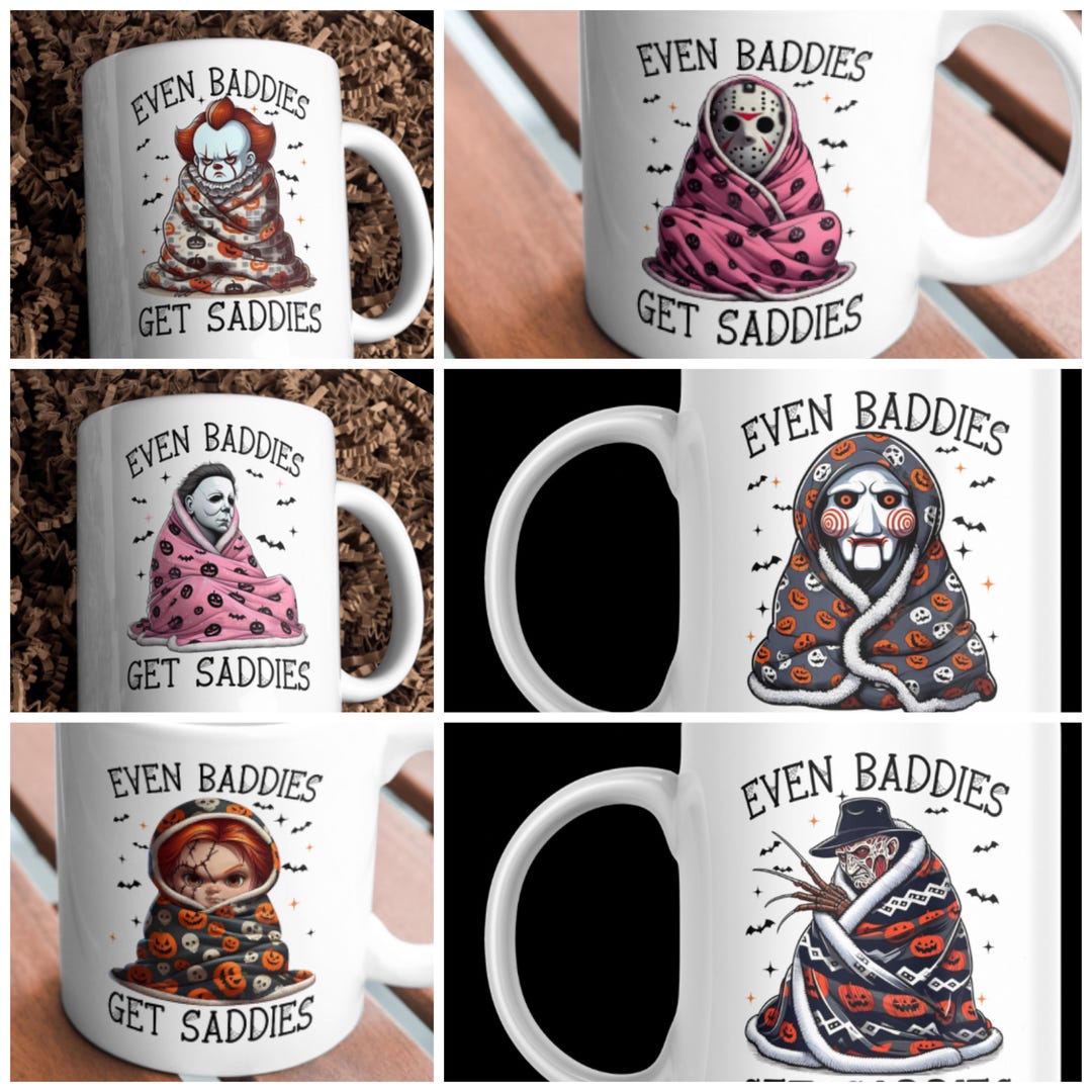 Horror Villain Coffee Mug: Funny Spooky Movie Gift - Etsy