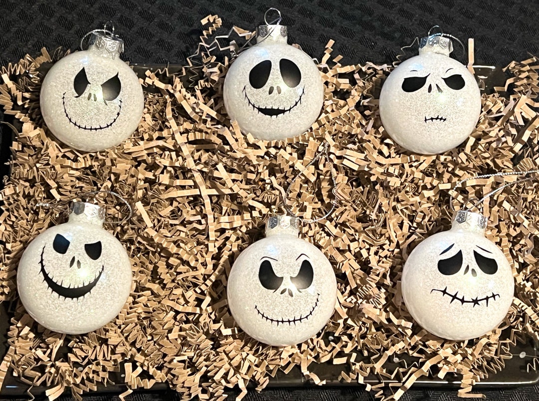 Jack Skellington Faces Nightmare Before Christmas Ornaments Jack ...