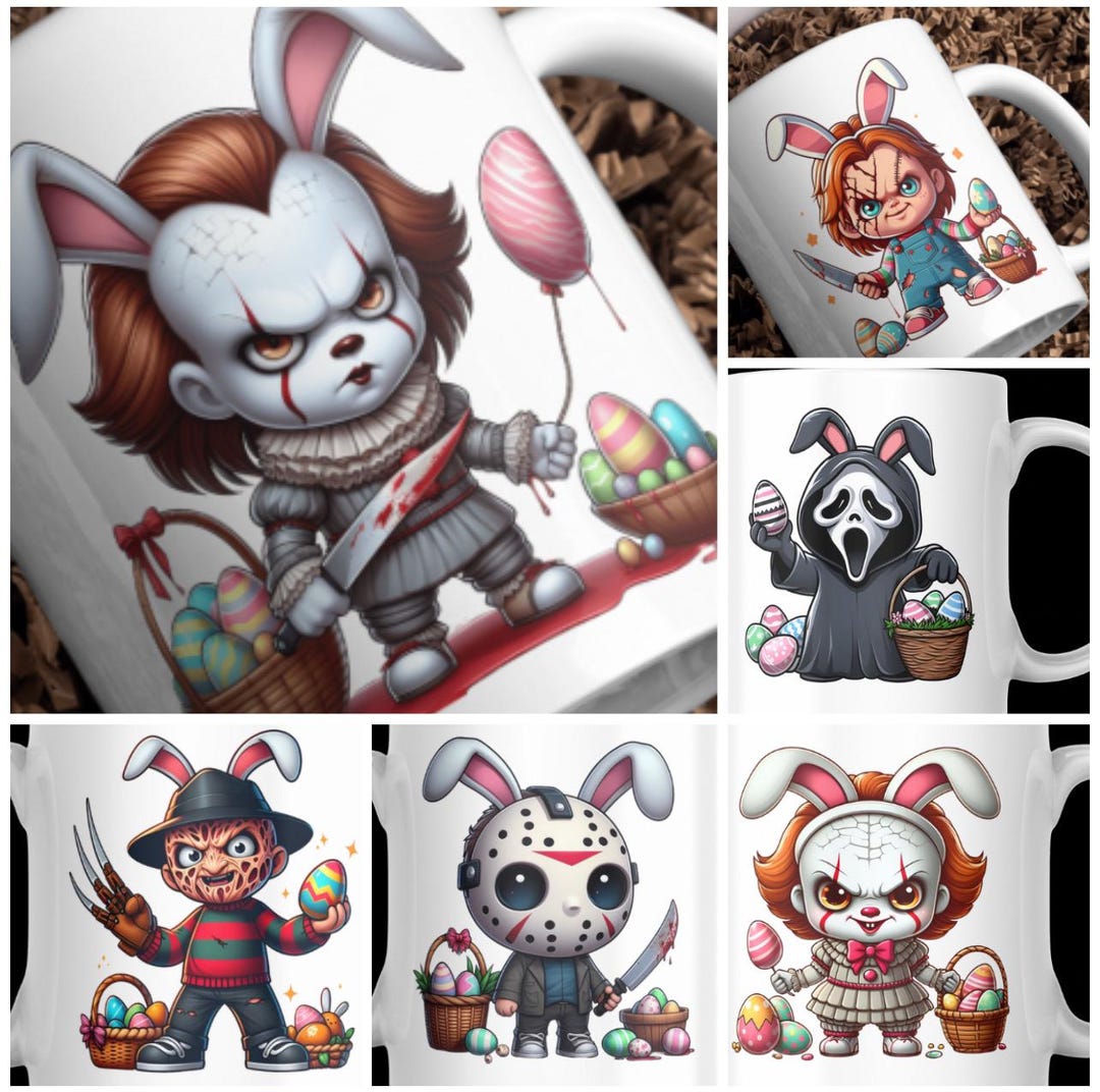 Freddy Krueger| Pennywise | Chucky | Ghostface | Jason | Easter Horror ...