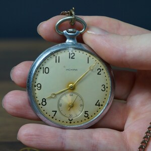 Pocket Watch, Soviet Watch, USSR Watch, Men's Watch, Watch, Iskra ...