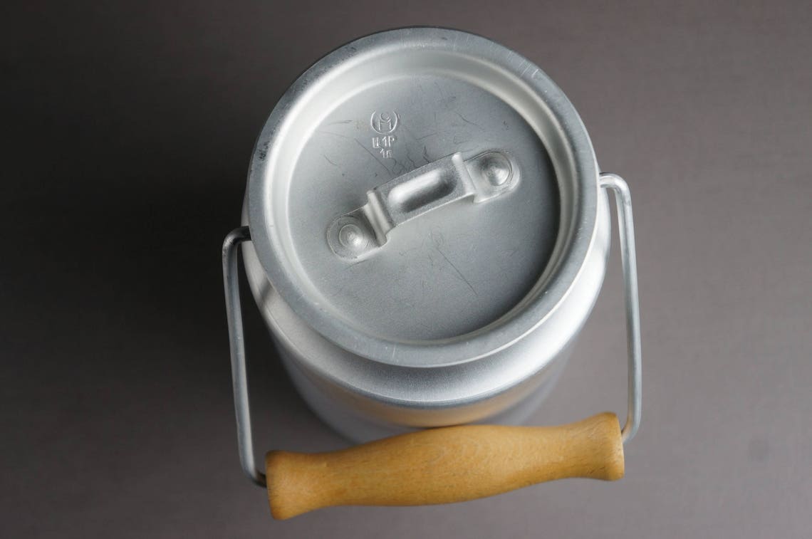 Milk Can Soviet Milk Can Milk Container Aluminum Milk Can - Etsy