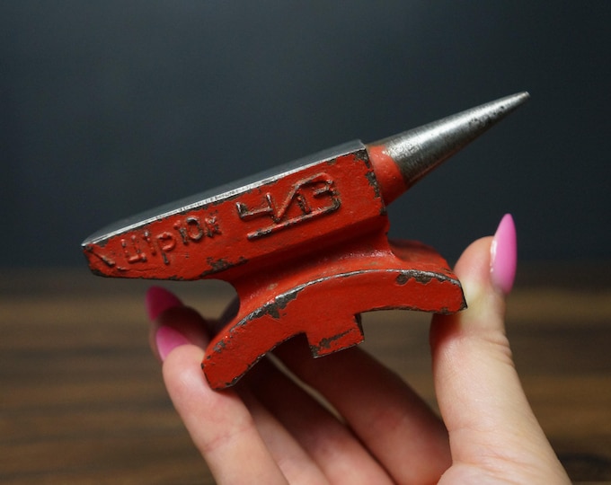 Miniature Metal Anvil: Vintage Jeweler's Tool, USSR Made - Etsy