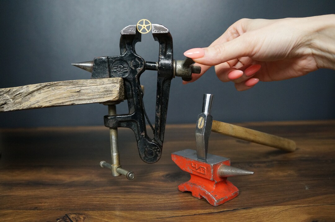 Vise, Tool Vise, Antique Tool, Jeweler's Vise, Vintage Vise, Workshop ...