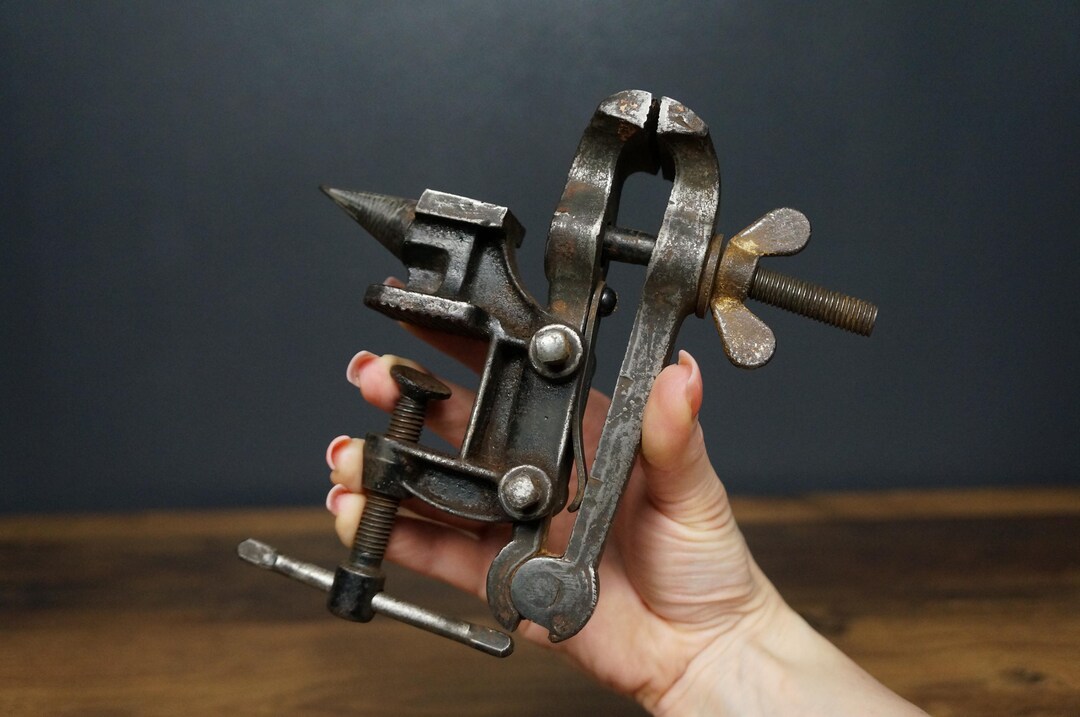 Vise, Tool Vise, Antique Tool, Jeweler's Vise, Vintage Vise, Workshop ...