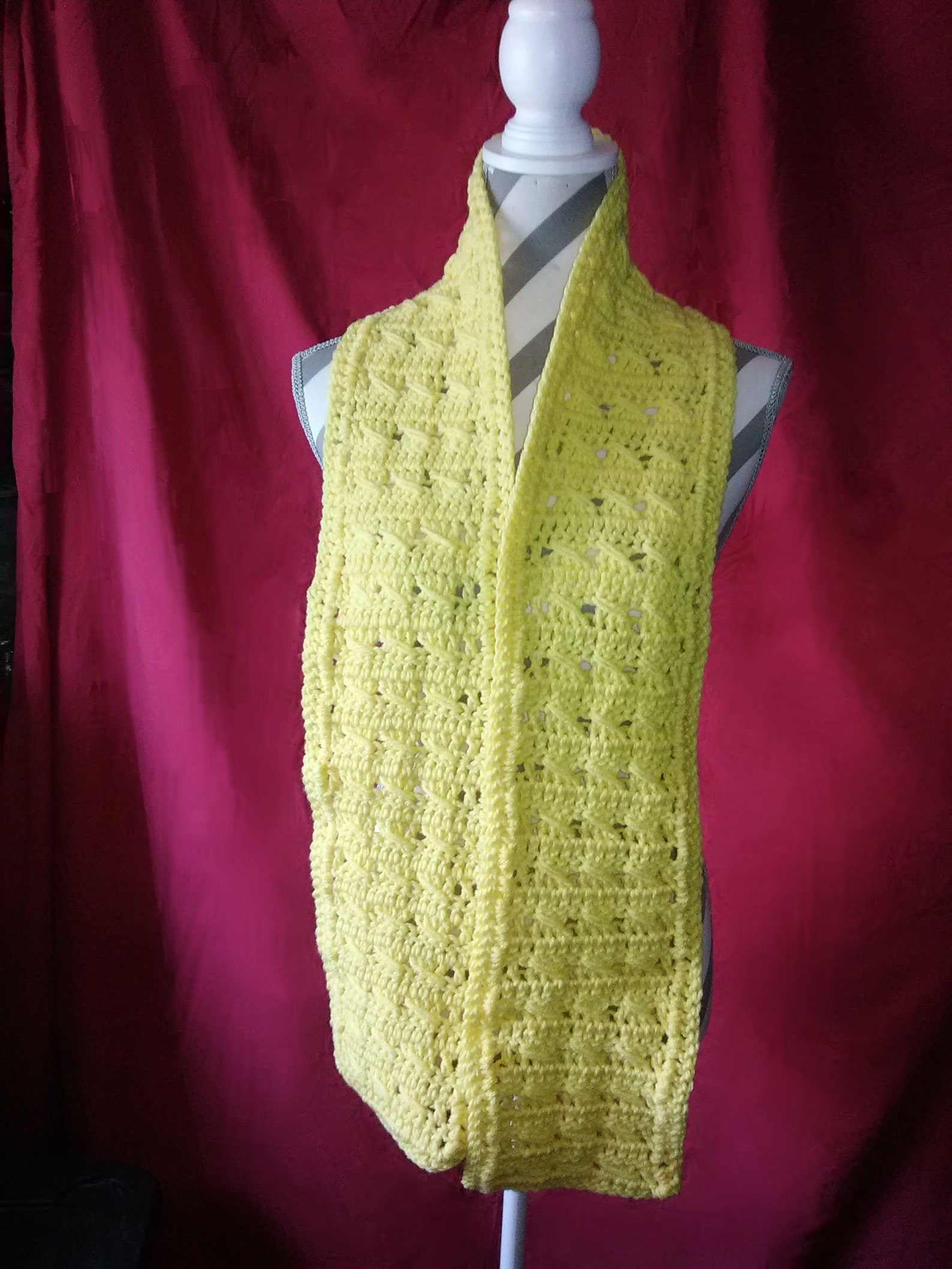 Cross-over Stitch Crochet Scarf Pattern - Etsy