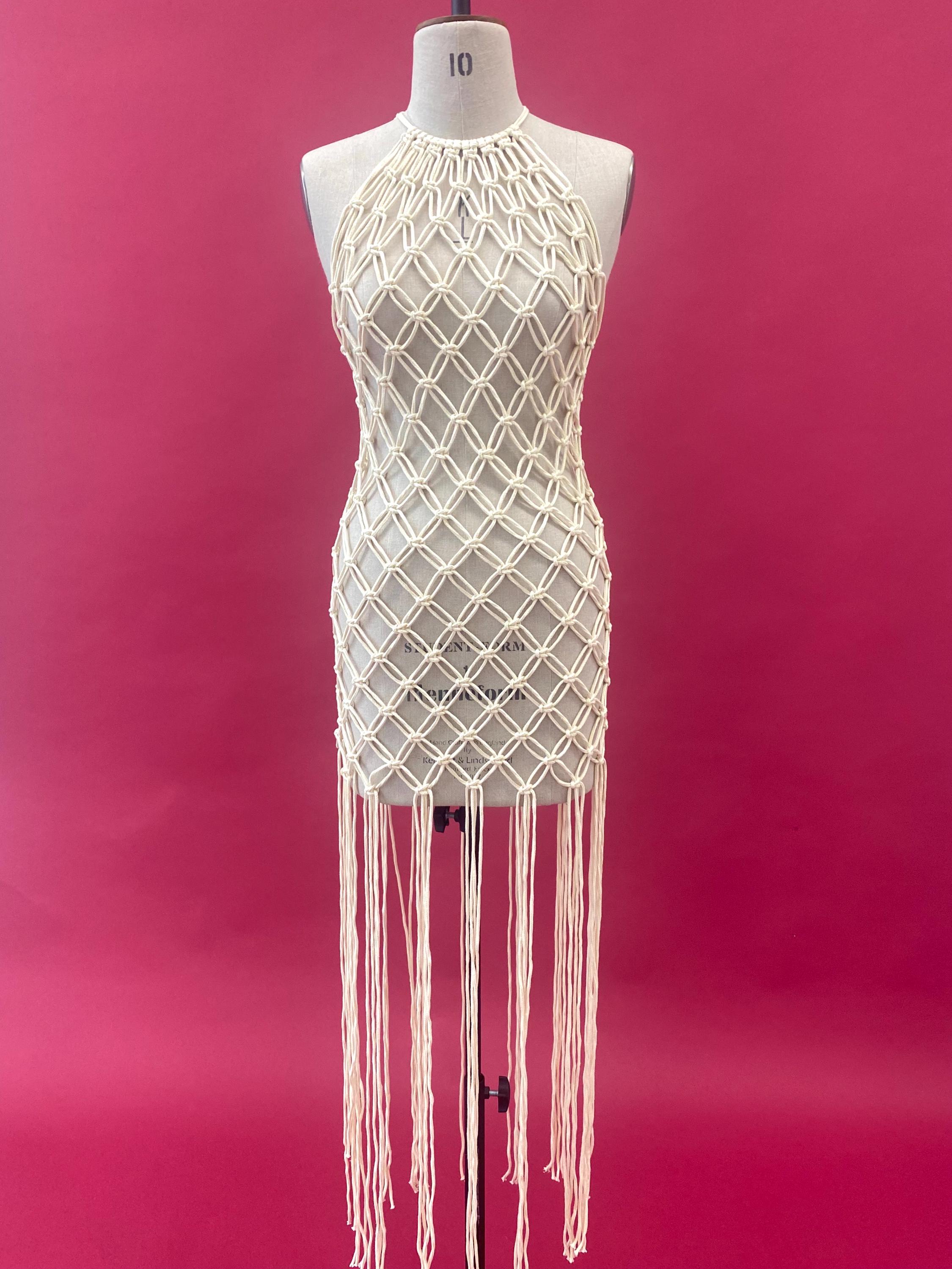 RIKA Macrame Dress - Etsy