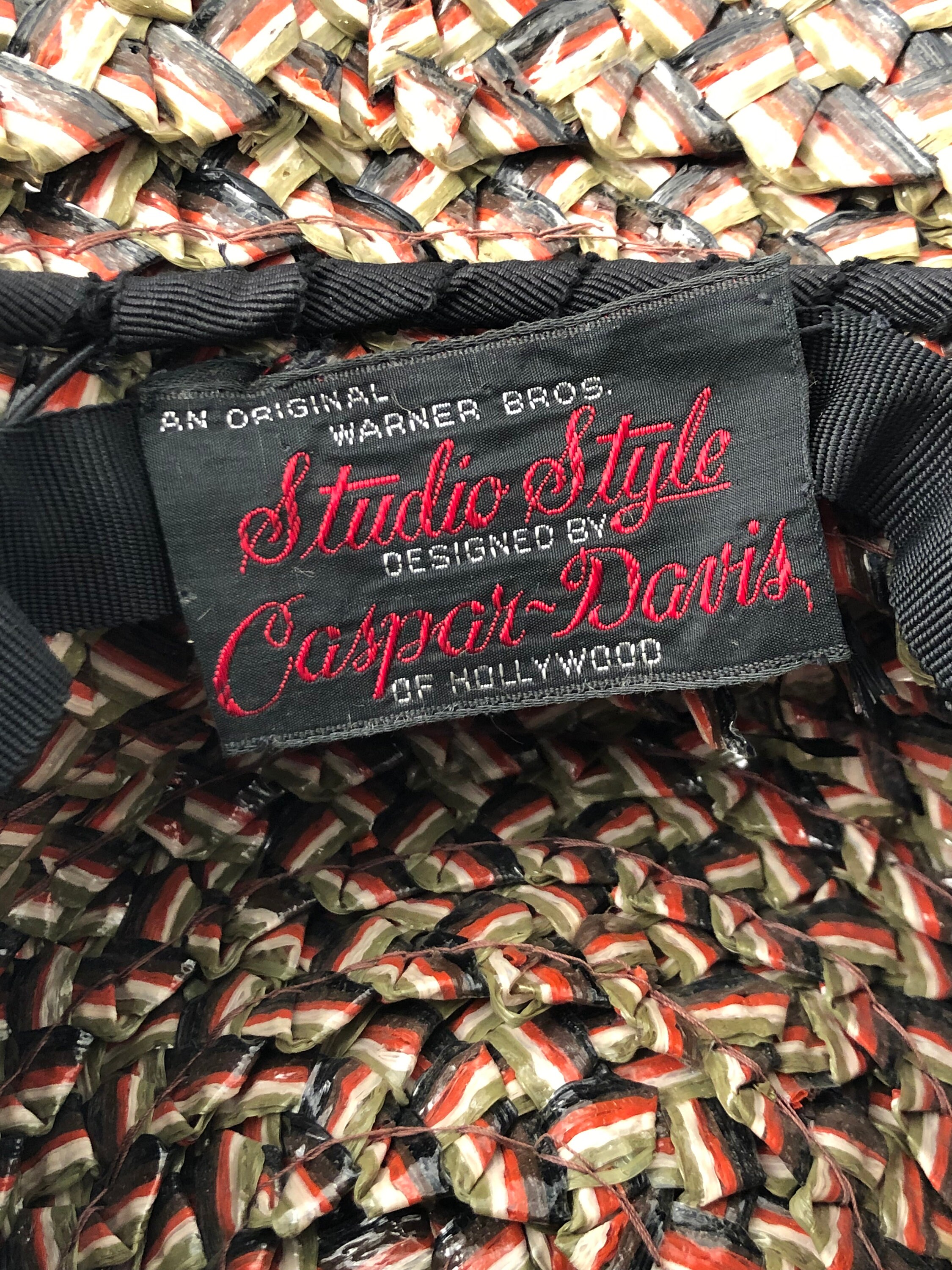 Warner Bros. Studio Style hat by Caspar Davis of Hollywood | Etsy