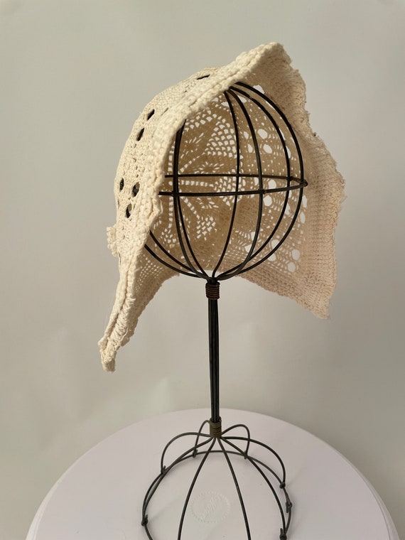 Vintage Baby Clothes, 1900 Handmade White Eyelet Ruff… - Gem