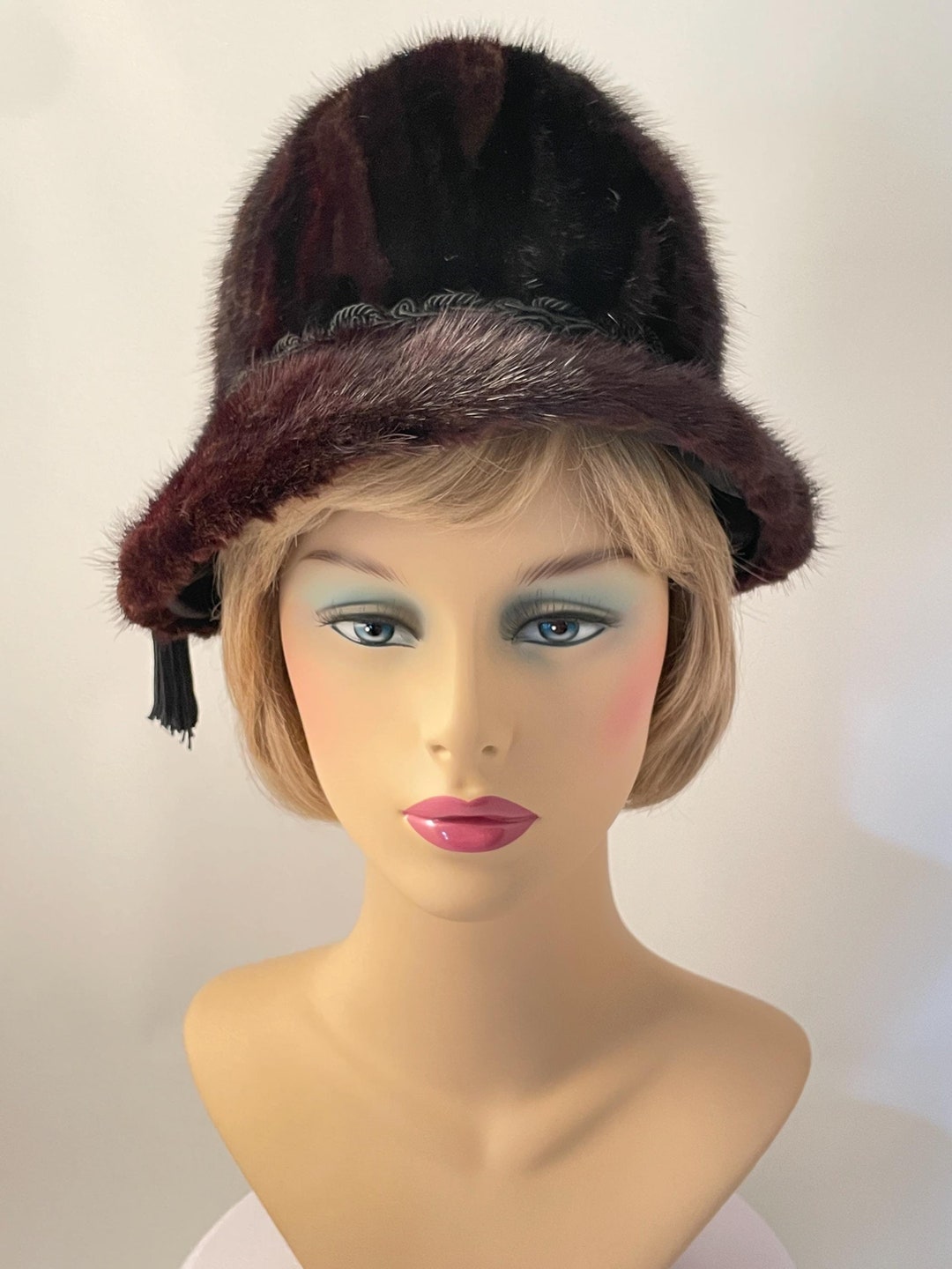 Ladies Vintage Hat, 1960s Hat, 1960s Vintage Hat, 1960s Fur Hat, Mid ...