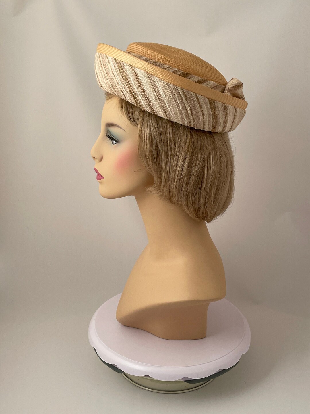 Ladies Vintage Hat, 1960s Hat, 1960s Summer Hat, 1960s Vintage Hat, Mod ...