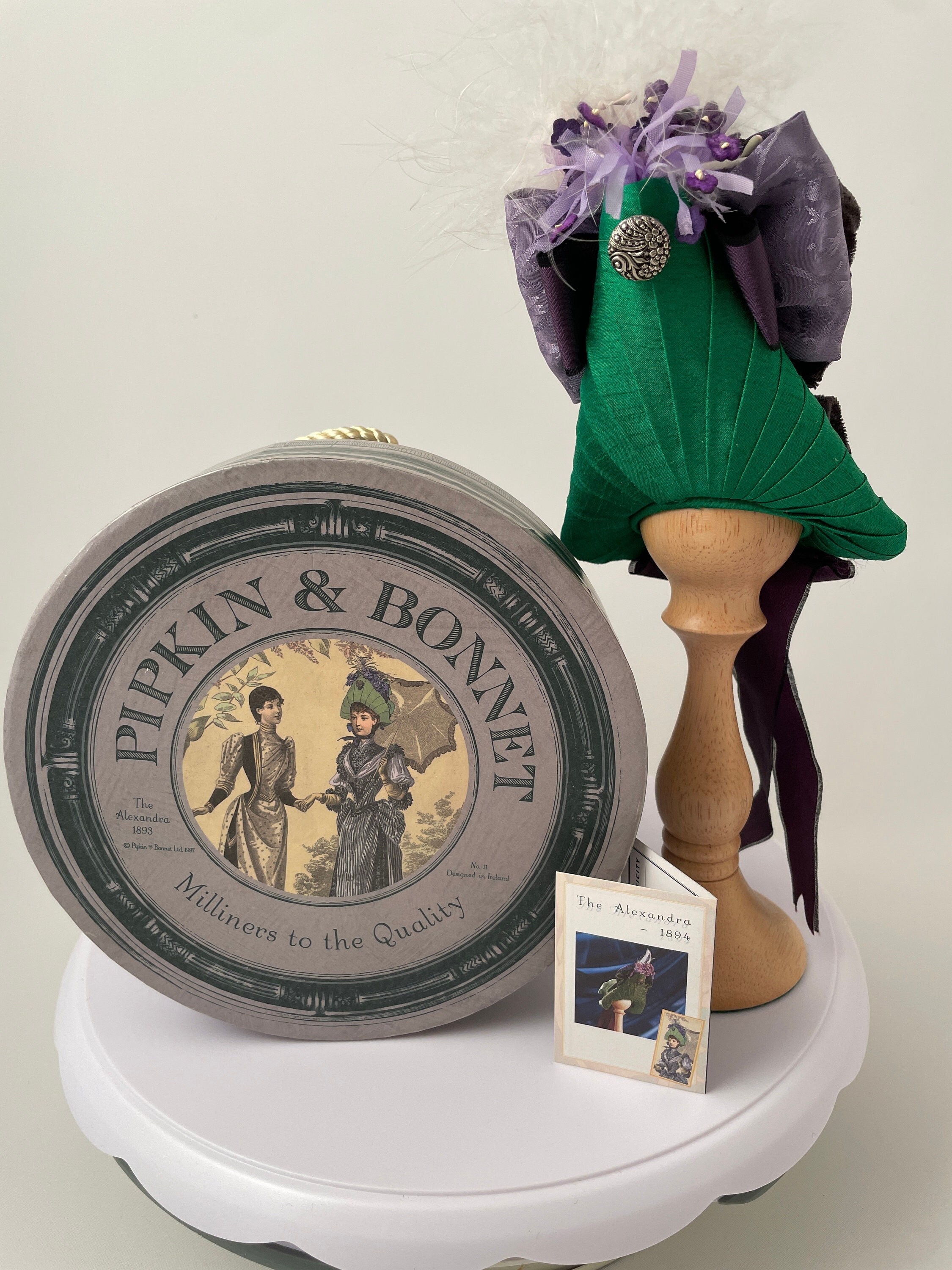 Pipkin & Bonnet the Alexandra Hat John Hine Miniature Hat - Etsy