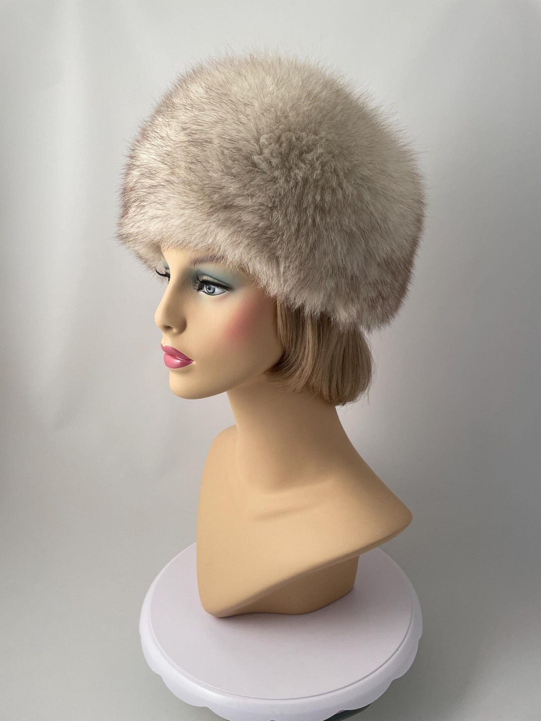 Ladies Vintage Hat, 1990s Hat, 1990s Fur Hat, 1990s Winter Hat, 1990s ...