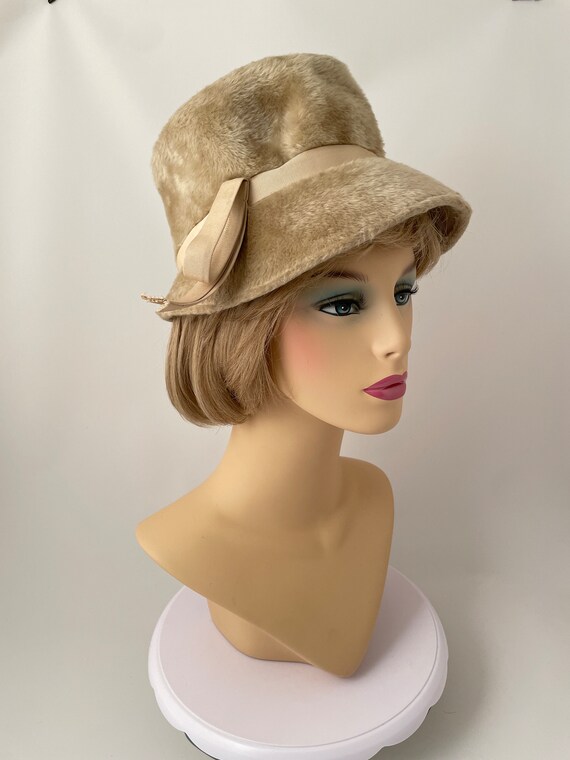 vintage 1960s mod hat - Gem