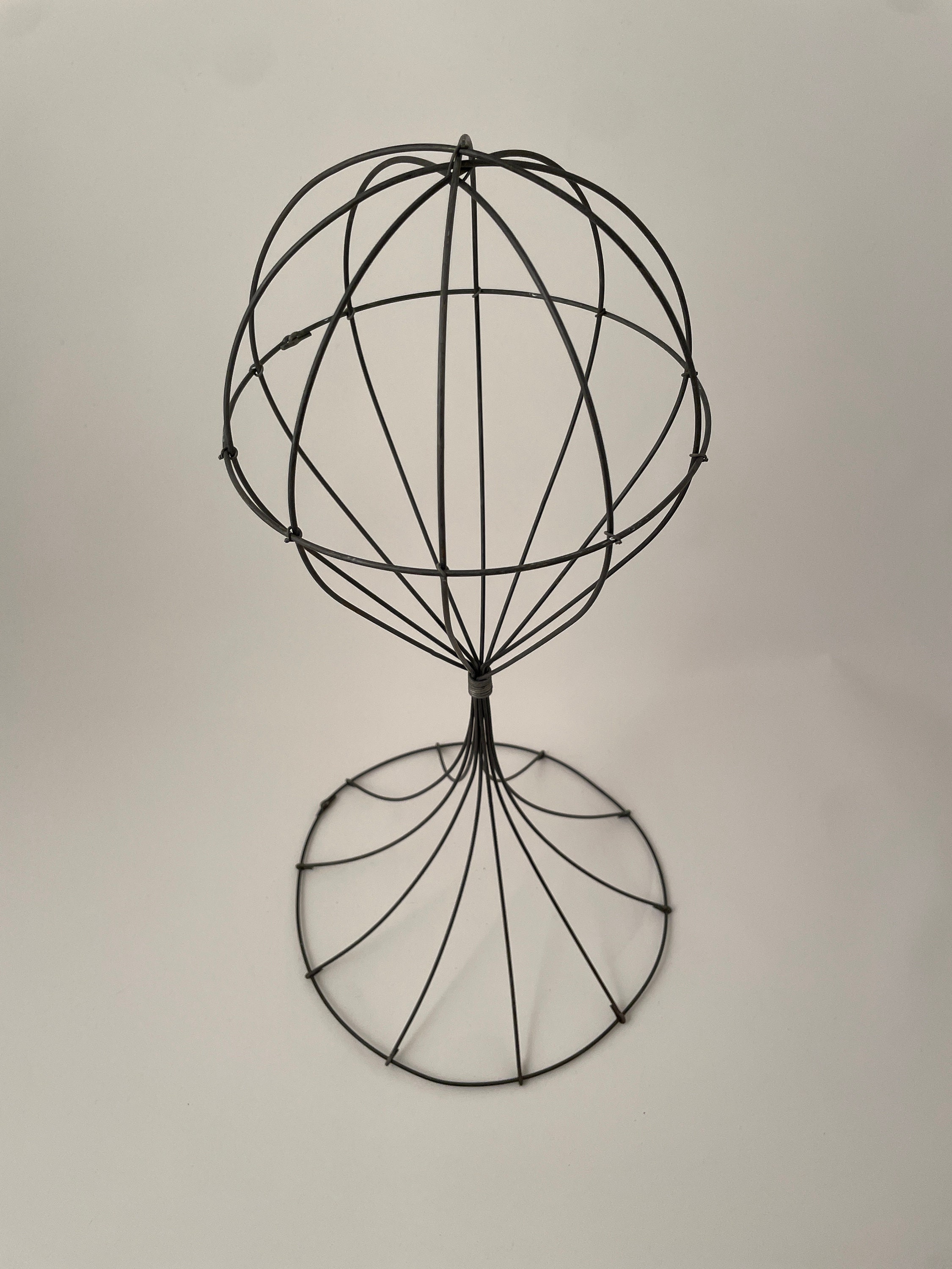 Hat Stand, Wire Hat Stand, Retail Hat Stand, Hat Display, Museum Hat ...