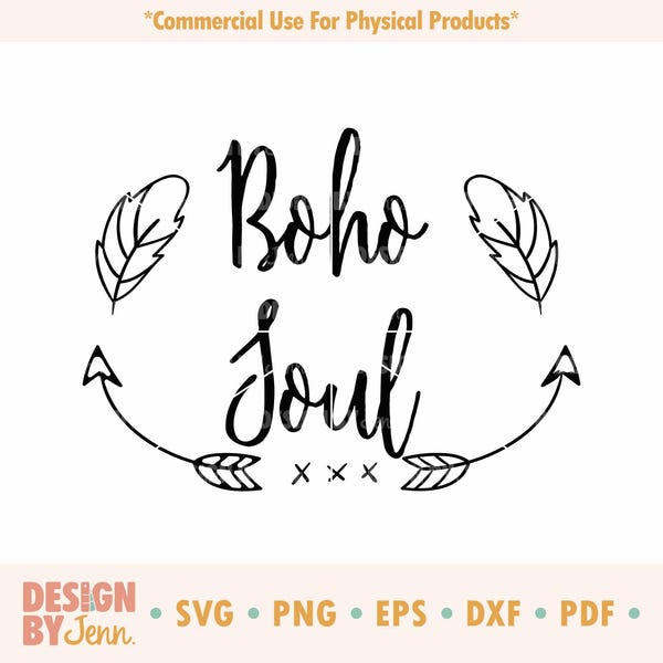 Gypsy Soul Svg - Etsy